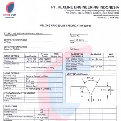 Sertifikat - RexLine