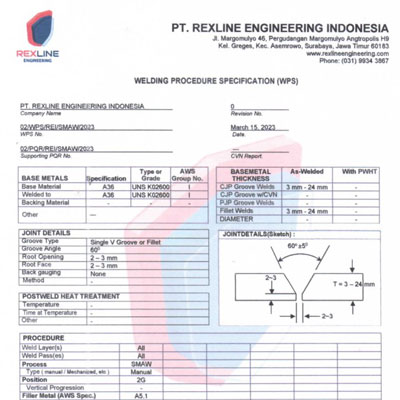 Sertifikat - RexLine